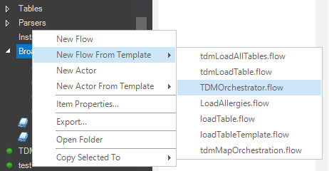 TDM Implementation Using Generic Flows | K2View Support