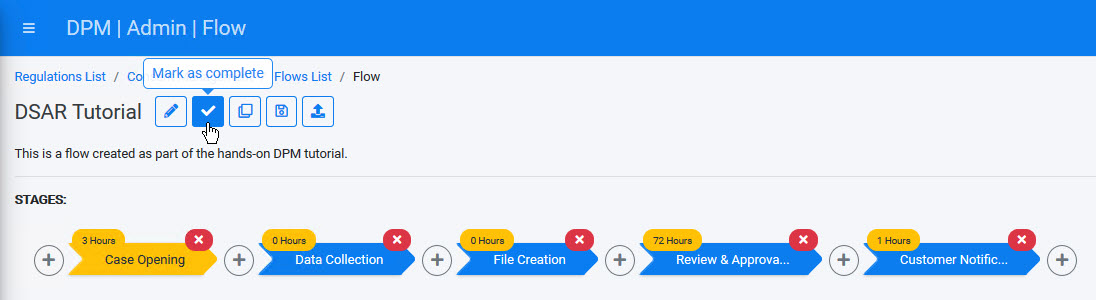 DSAR Finalize Flow | K2View Support