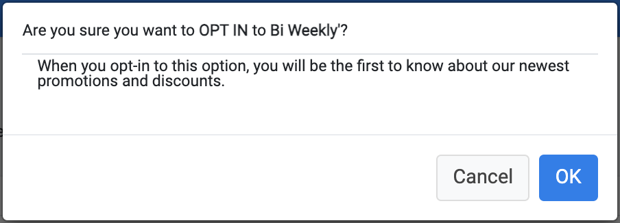 Customer Opt In Or Opt Out | K2View Support